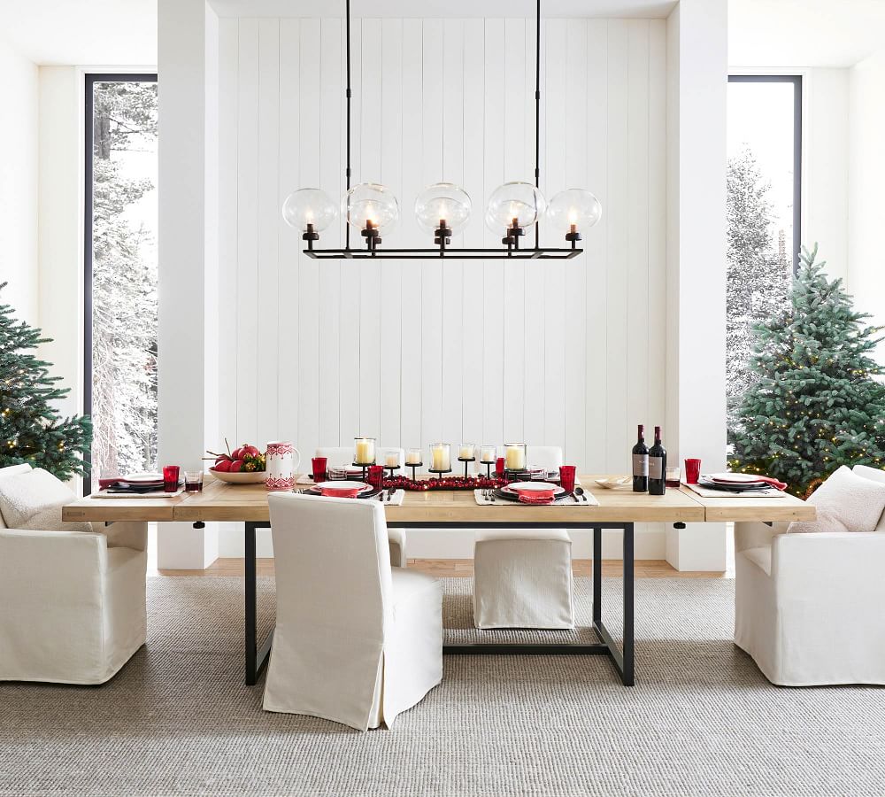 Maisie Glass Globe Chandelier | Pottery Barn