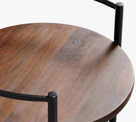 Warren Round Bar Cart | Pottery Barn