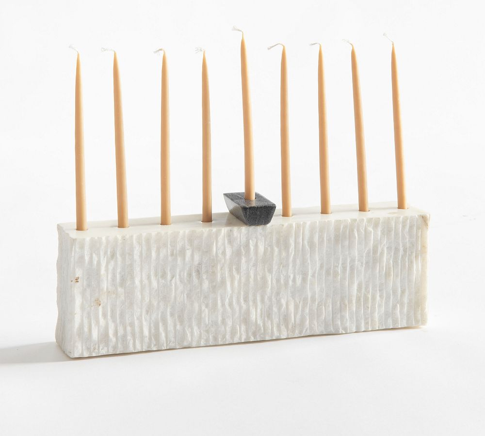 Handcrafted Marble Menorah | Pottery Barn