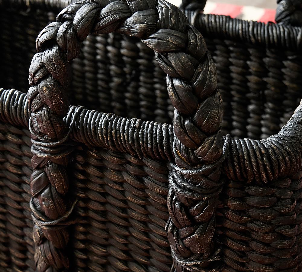 Beachcomber Rectangular Handled Storage Baskets | Pottery Barn