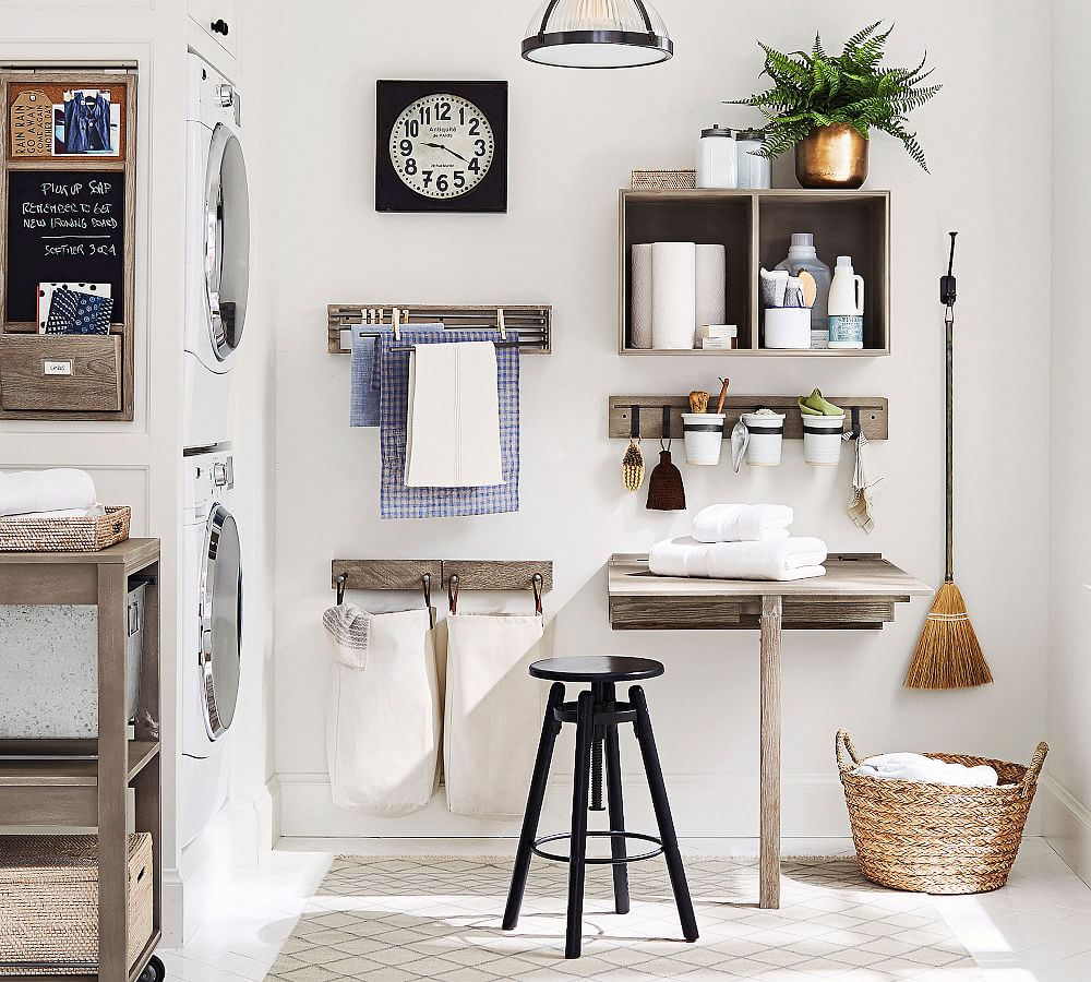 Mission Modular Laundry Organization System | Pottery Barn