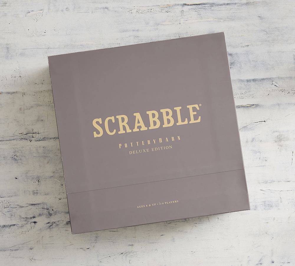 Wooden Scrabble Board Game - Luxury Edition | Pottery Barn