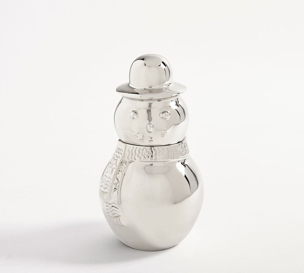 OPEN BOX: Archie the Snowman Metal Cocktail Shaker | Pottery Barn
