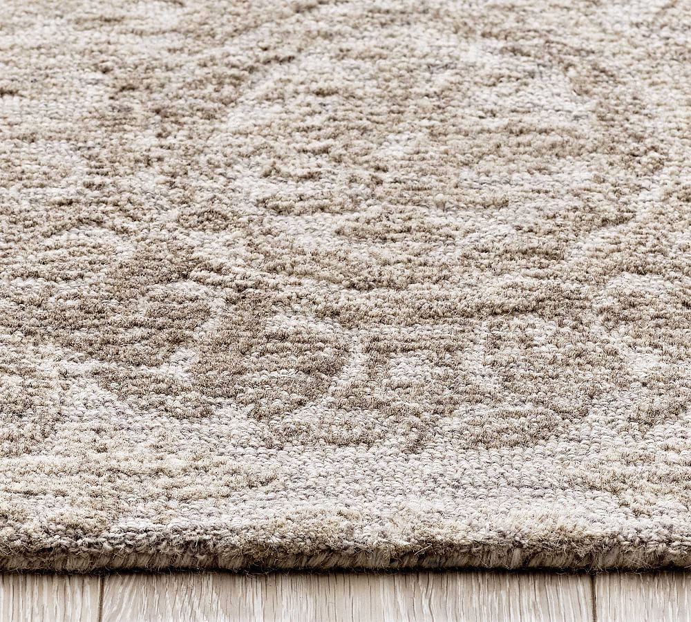 Gray Kendyl Tufted Rug | Patterned Rugs | Pottery Barn