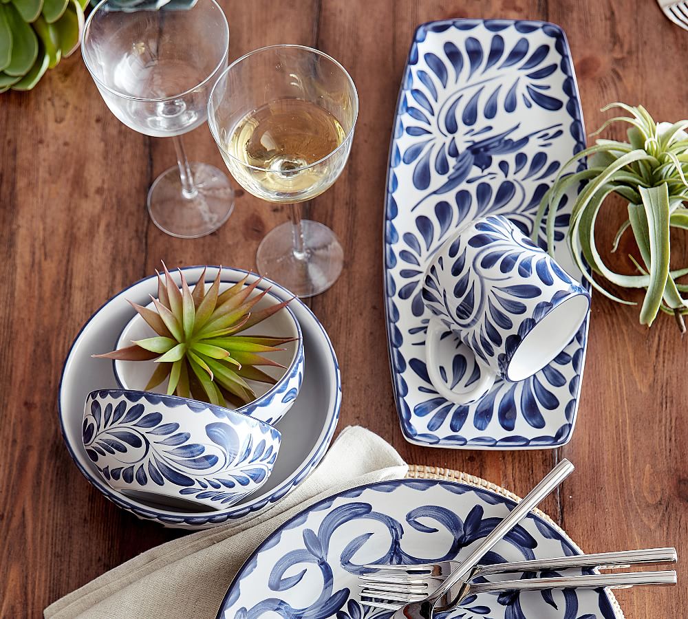 Puebla Rectangular Platter | Pottery Barn