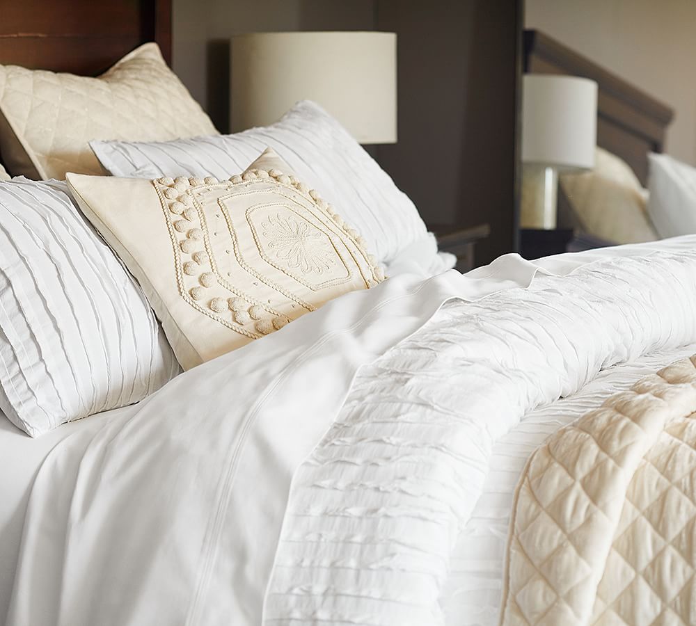 Camille Cotton Duvet Cover | Pottery Barn