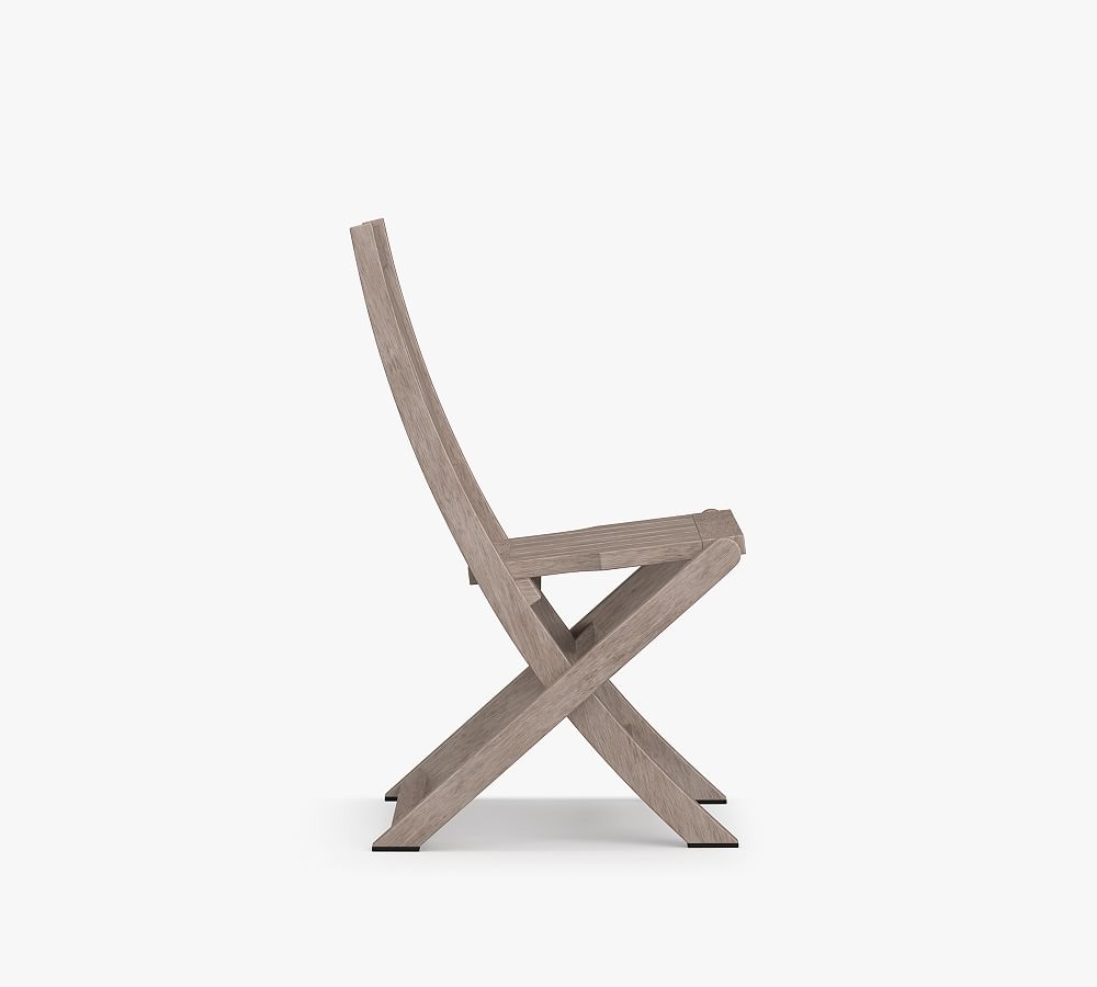 Indio FSC® Eucalyptus Folding Outdoor Bistro Chair | Pottery Barn