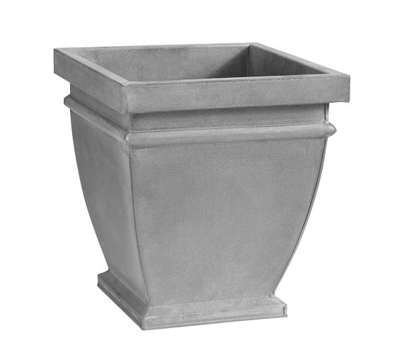 Greyson Zinc Outdoor Planters | Pottery Barn