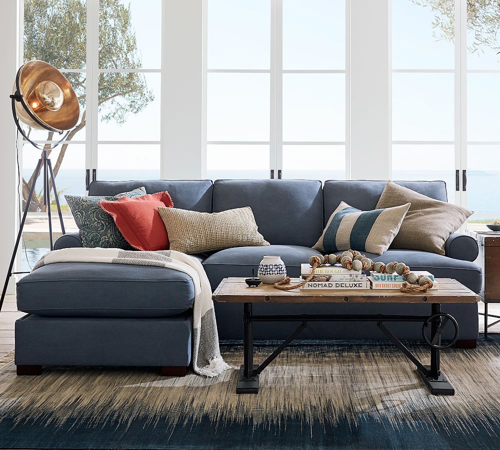 Pittsburgh Rectangular Crank Coffee Table | Pottery Barn