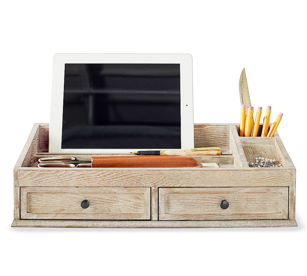 Hastings USB Tech Caddy with Drawers | Pottery Barn