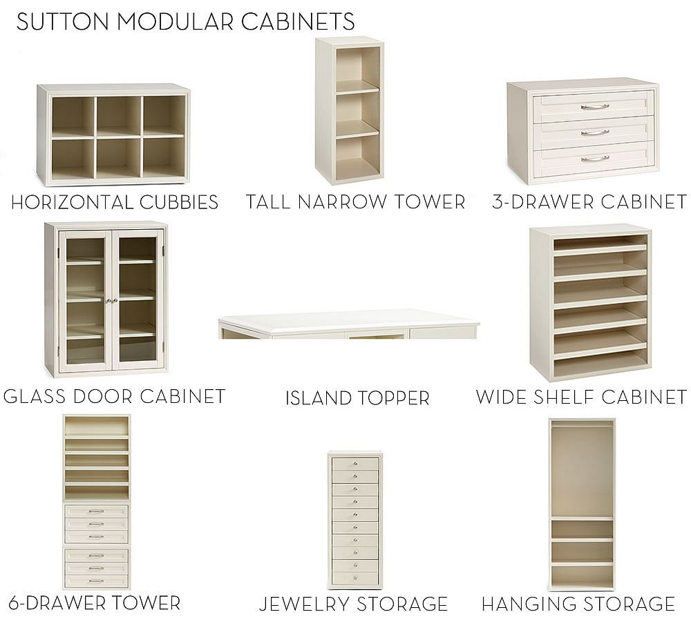 Sutton Modular Cabinets | Pottery Barn