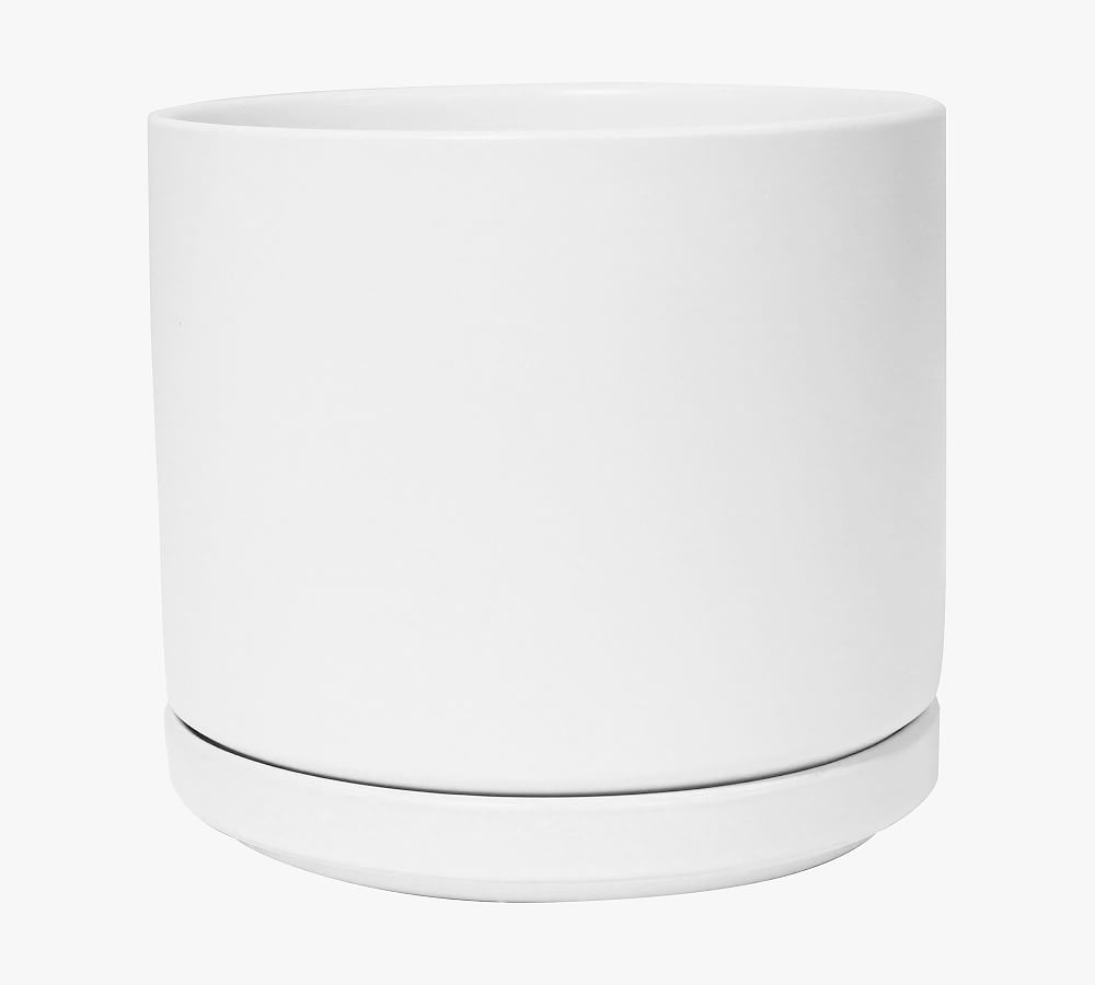 Ceramic Cylinder Planter | Pottery Barn