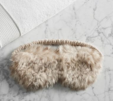 Faux Fur Eye Mask | Pottery Barn