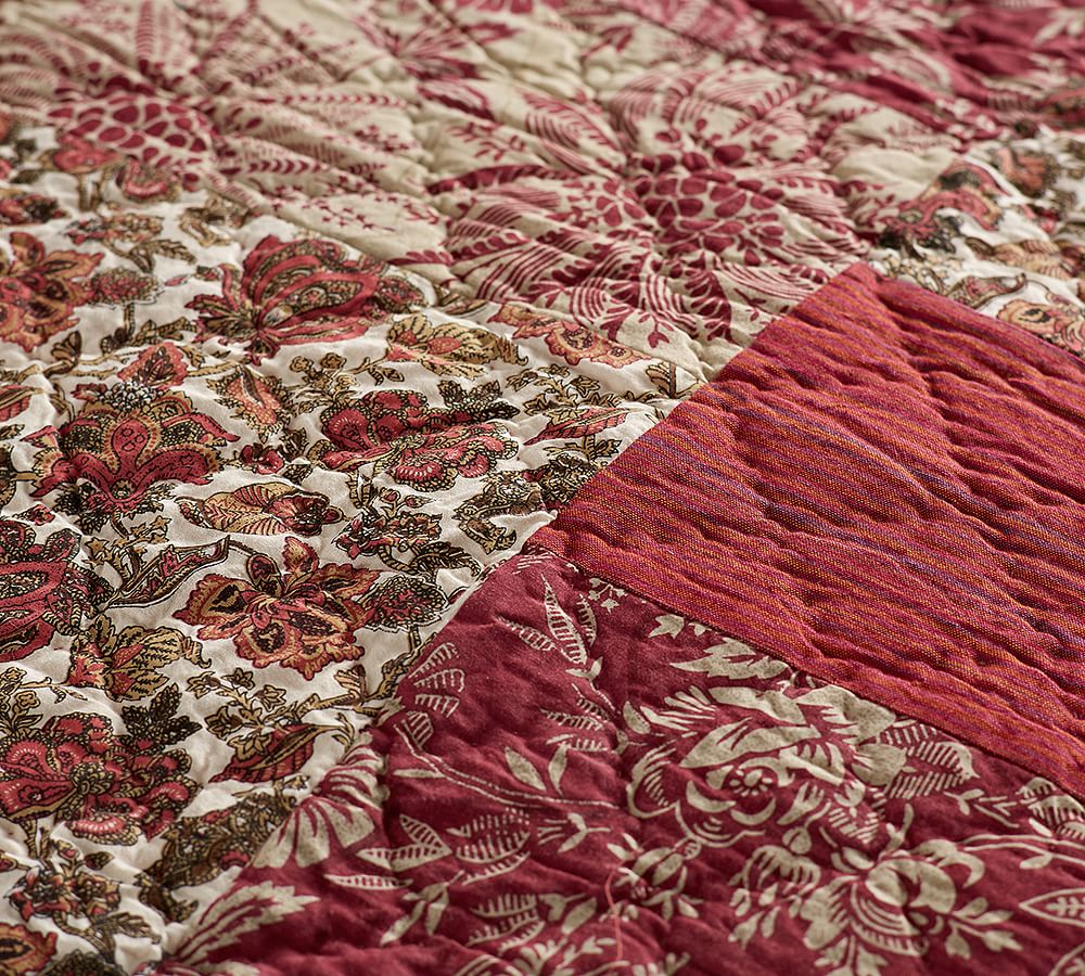 Johanna Reversible Patchwork Quilt & Shams | Pottery Barn