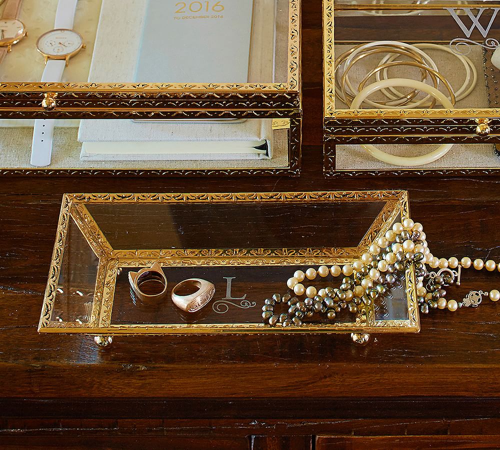 Antique Gold Display Tray | Pottery Barn