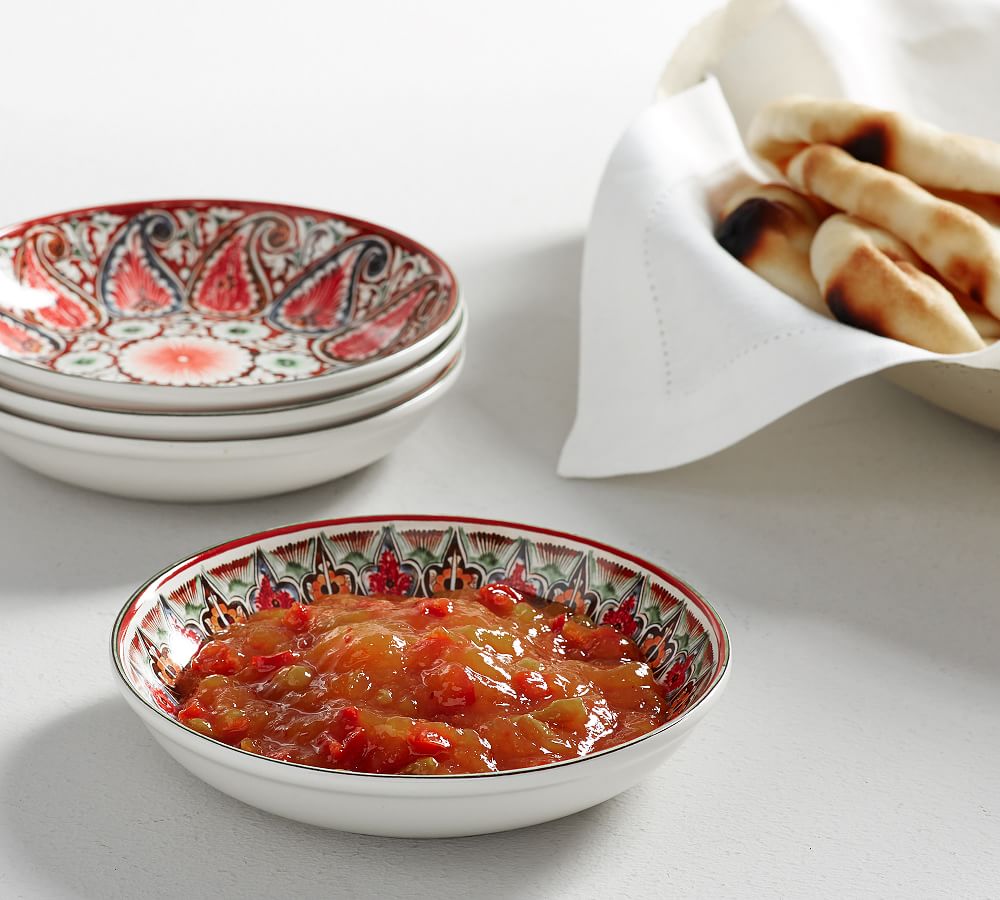 Mezze Dip Bowls, Set of 4 - Assorted | Pottery Barn