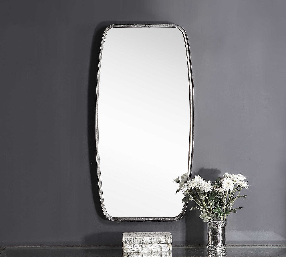 Elsa Curved Rectangular Mirror | Pottery Barn