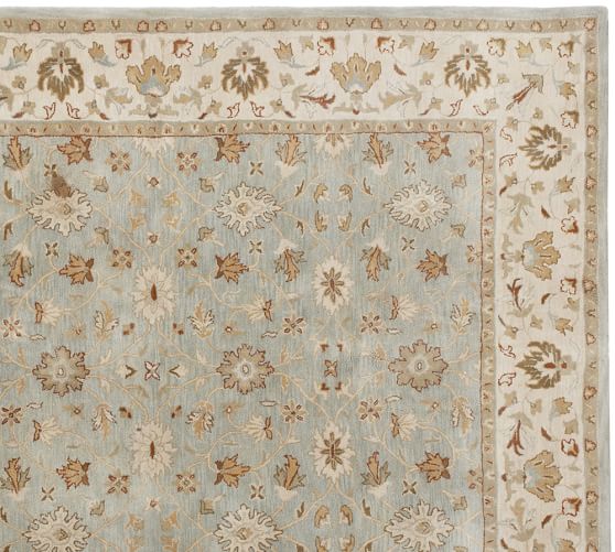 Malika Persian-Style Hand-Tufted Wool Rug Swatch | Pottery Barn