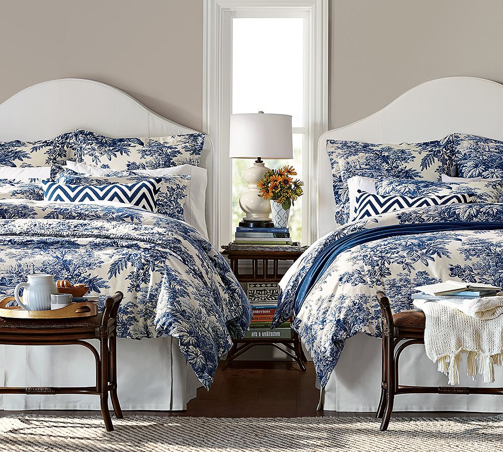 Matine Toile Quilt & Shams | Pottery Barn