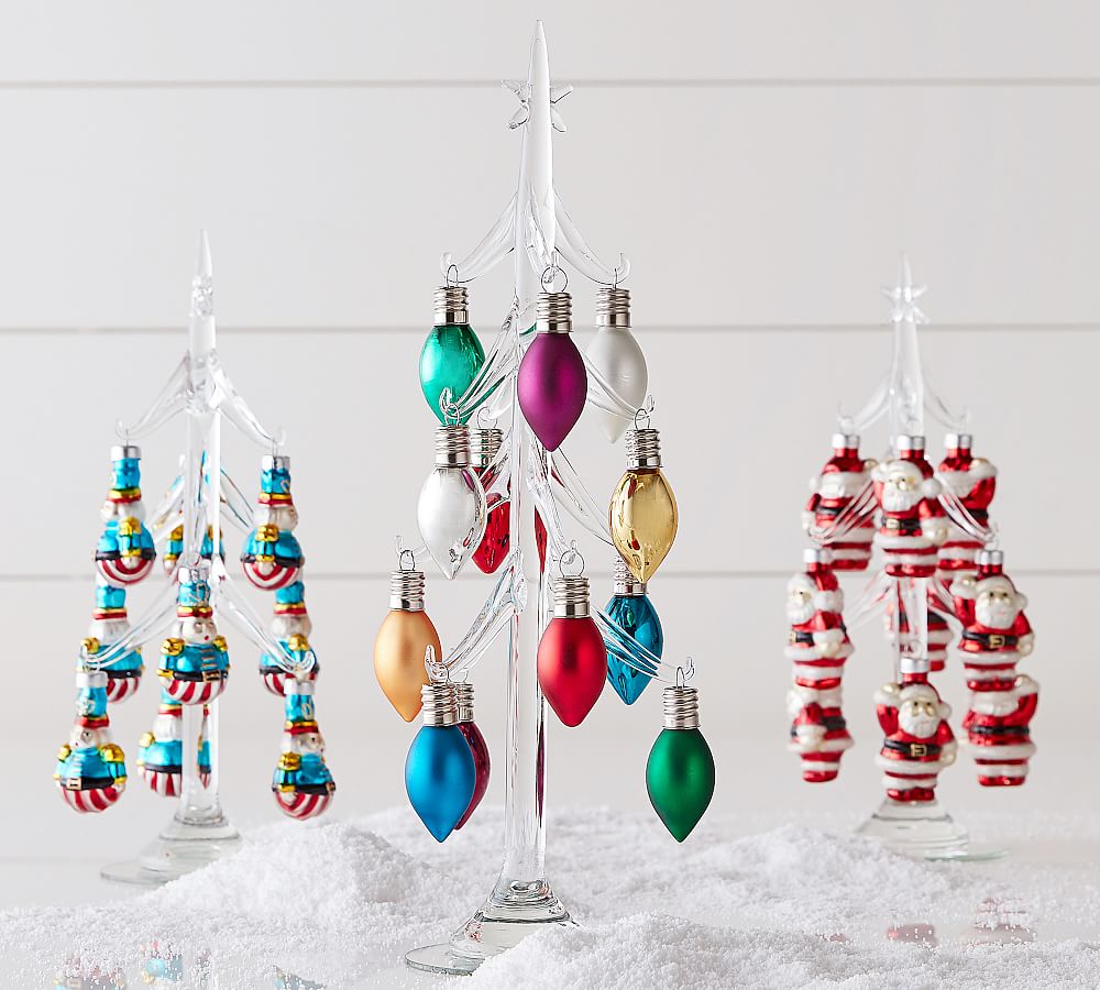 Mercury Mini Nutcracker Christmas Ornament Set | Pottery Barn