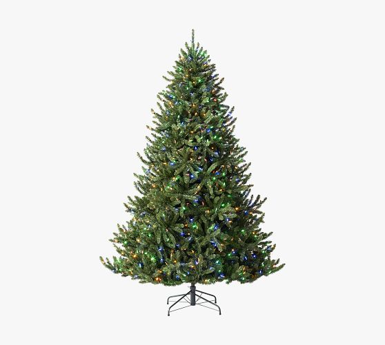 Pre-Lit Valley Fir Faux Christmas Tree | Pottery Barn