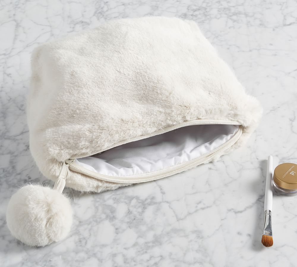Faux Fur Pouch | Travel Accessories | Pottery Barn