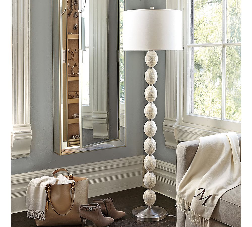 Linen Straight-Sided Lamp Shade | Pottery Barn
