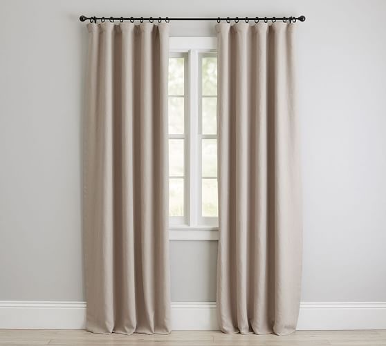 Belgian Linen Curtain Made with Libeco™ | Pottery Barn