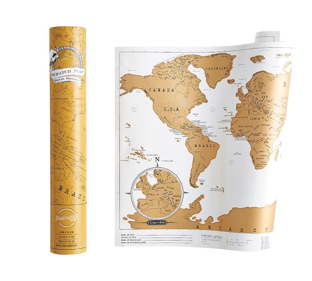 Scratch Map | Pottery Barn