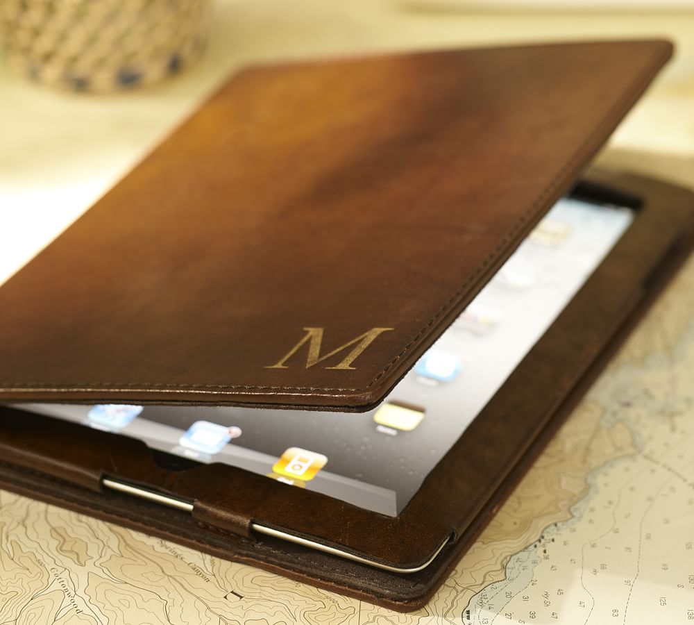 Saddle Leather Tablet Case | Pottery Barn