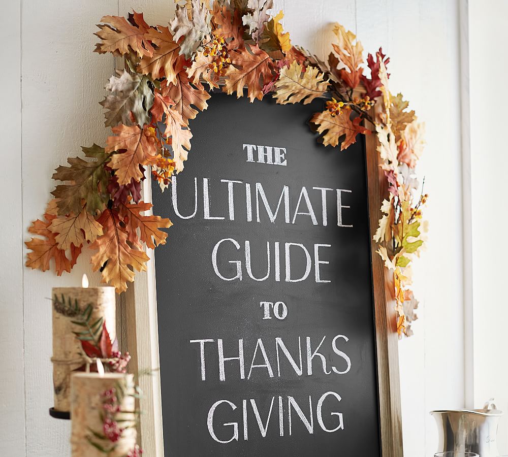 Pottery Barn Harvest Pumpkin Garland at Sandra Madrigal blog