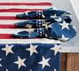 American Flag Linen/Cotton Table Runner | Pottery Barn