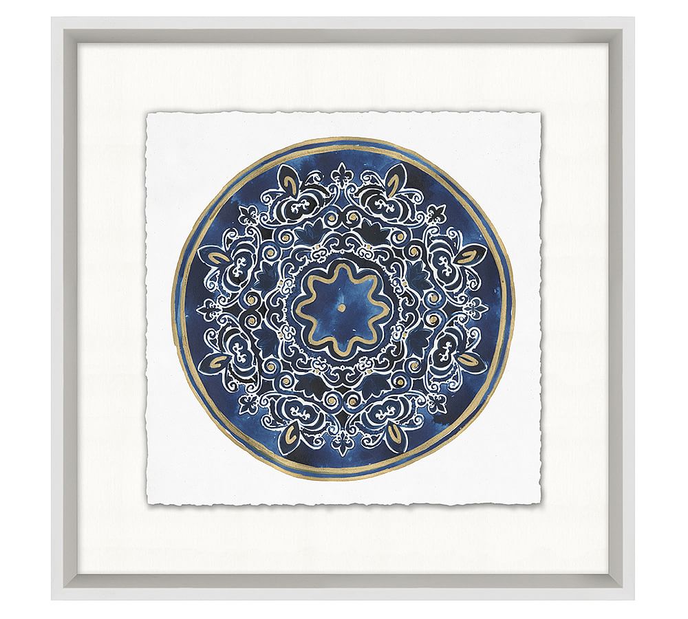 China Pattern Framed Print | Pottery Barn