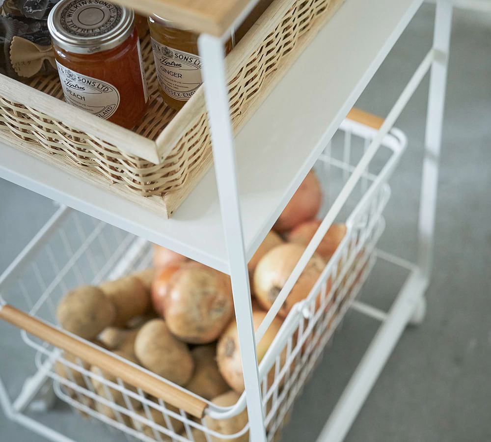 Tosca Rolling Kitchen Cart | Pottery Barn