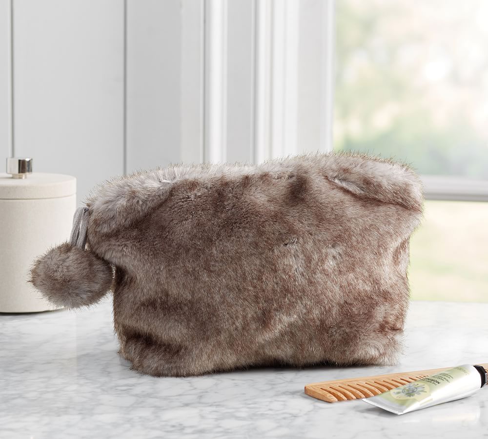 Faux Fur Pouch | Travel Accessories | Pottery Barn