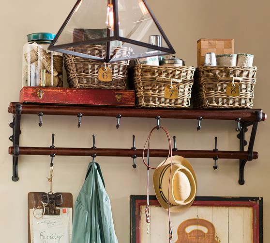 French Cafe Entryway Rack | Pottery Barn