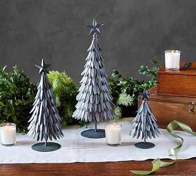 Galvanized Trees | Pottery Barn