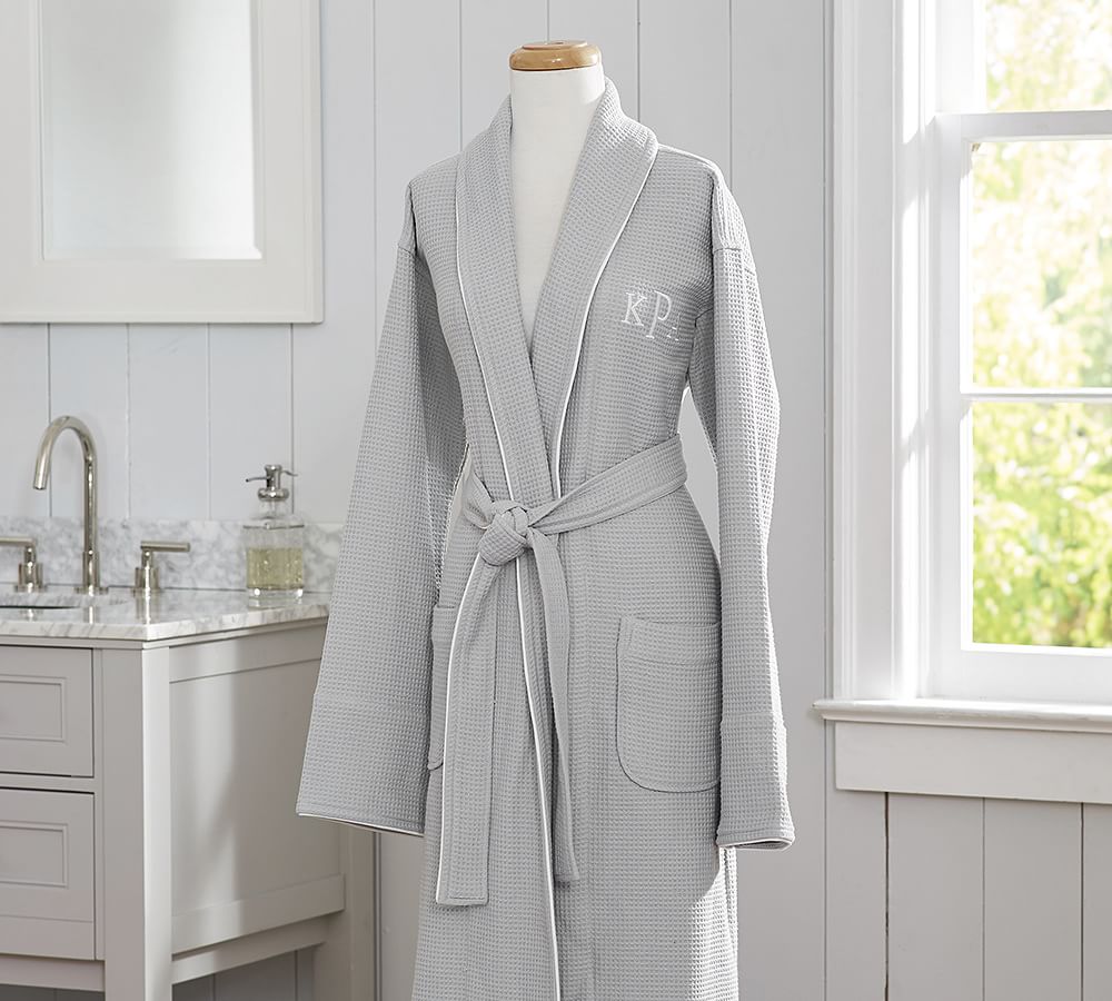 Hotel Piped Trim Robe | Pottery Barn
