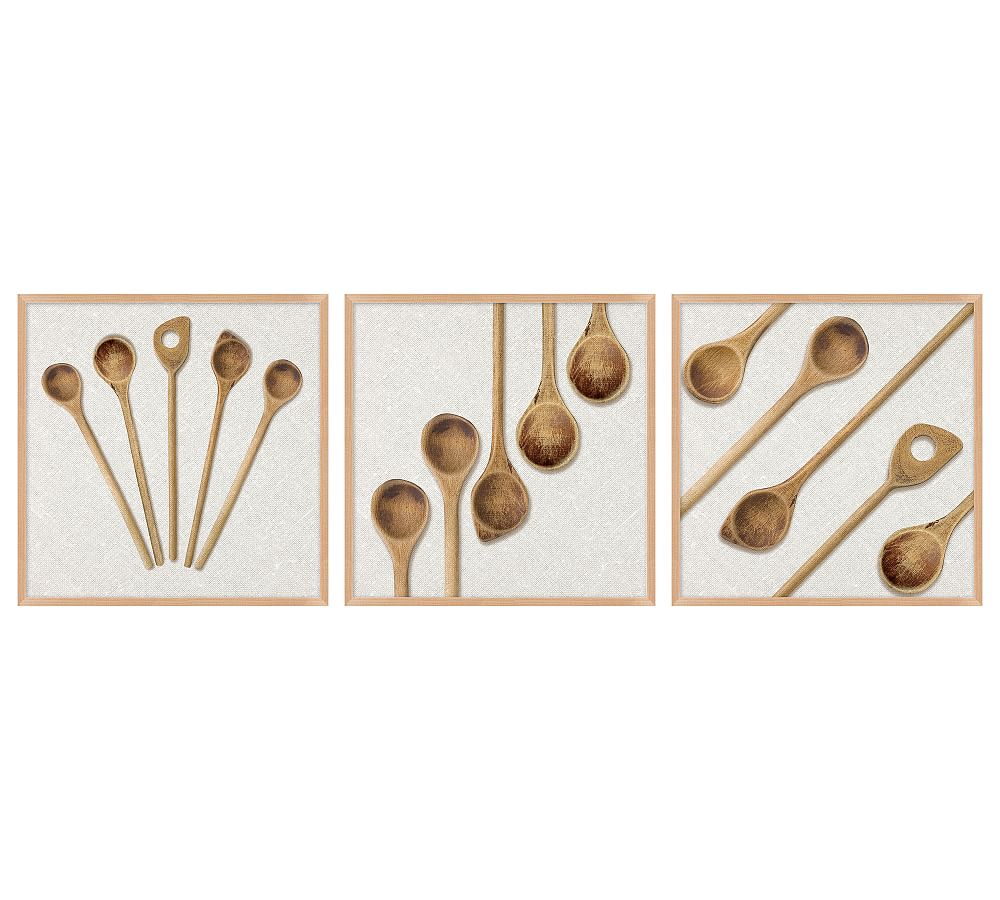 Wooden Spoons Paper Print | Pottery Barn