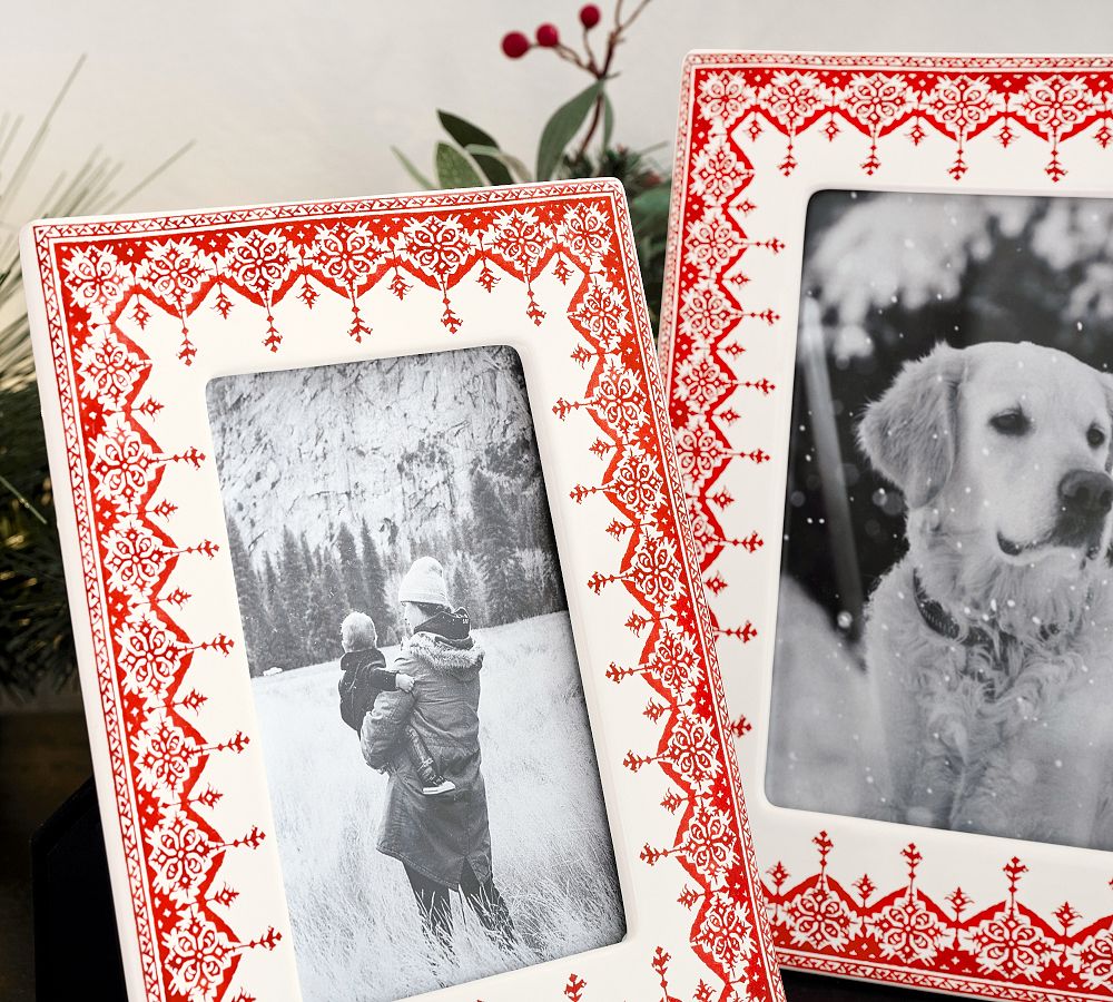 Tahoe Stoneware Frame | Pottery Barn