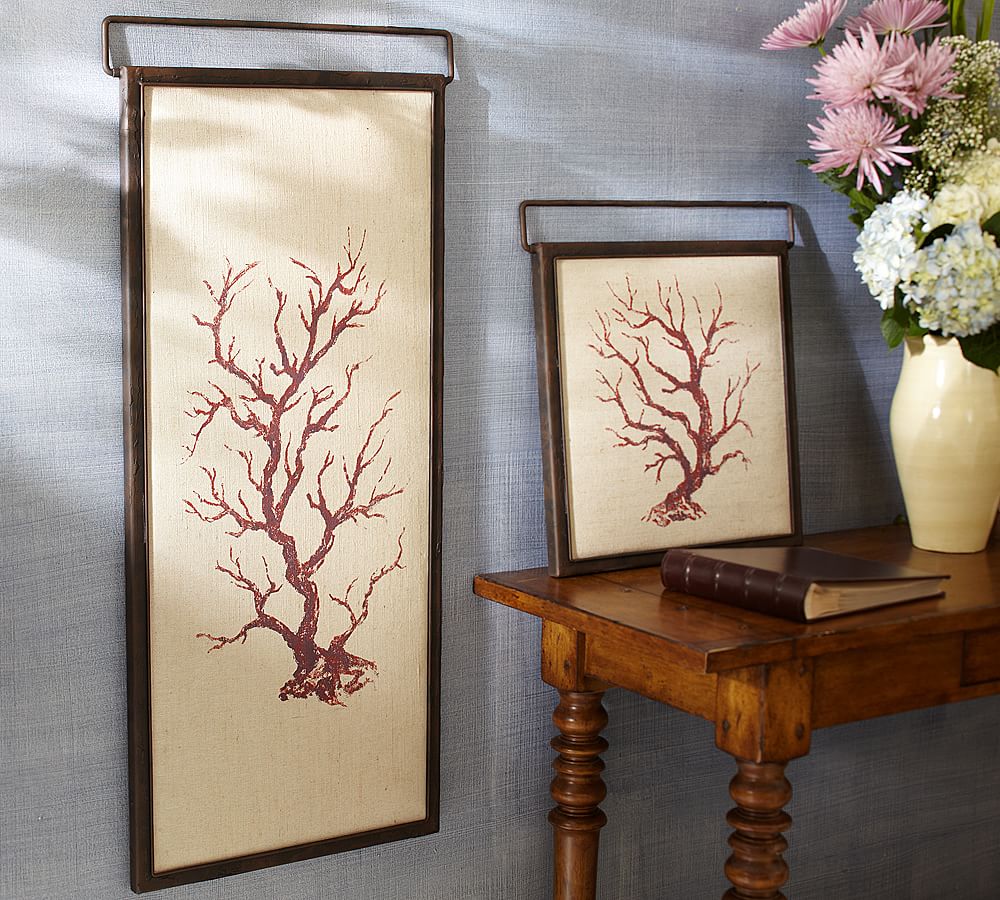 Coral Panels | Wall Decor | Pottery Barn