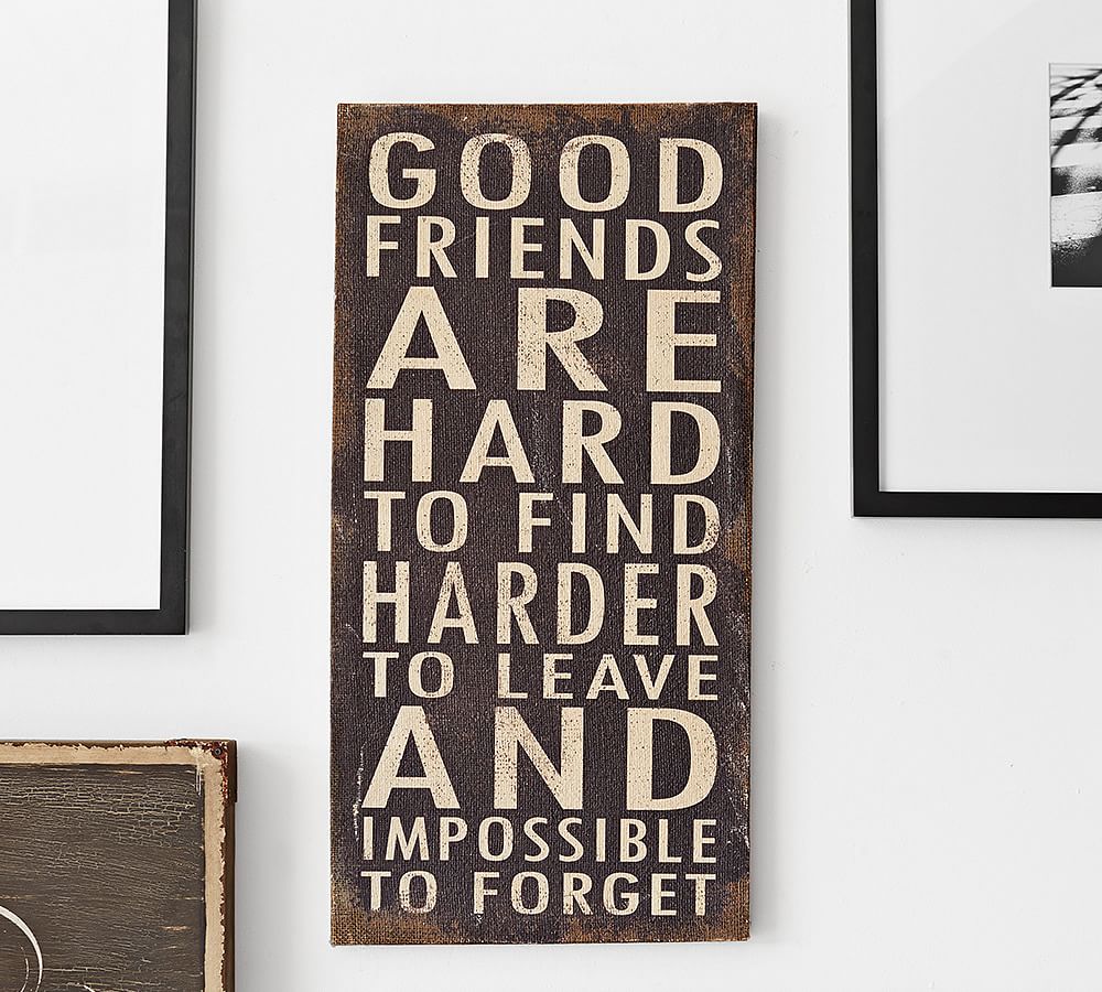 Good Friends Wall Art | Pottery Barn