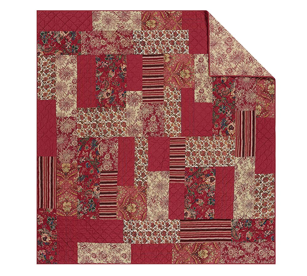 Johanna Reversible Patchwork Quilt & Shams | Pottery Barn