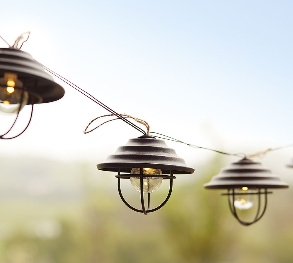 Metal Cage String Lights | Pottery Barn