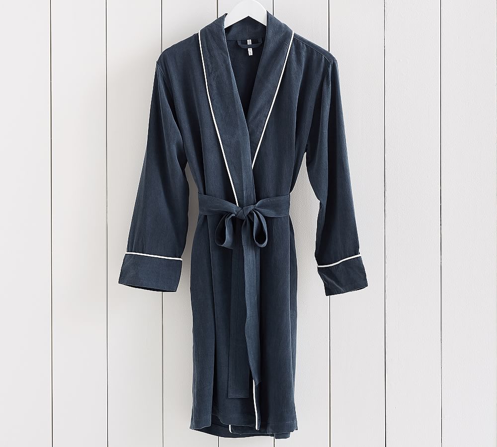 TENCEL™ Piped Robe | Pottery Barn
