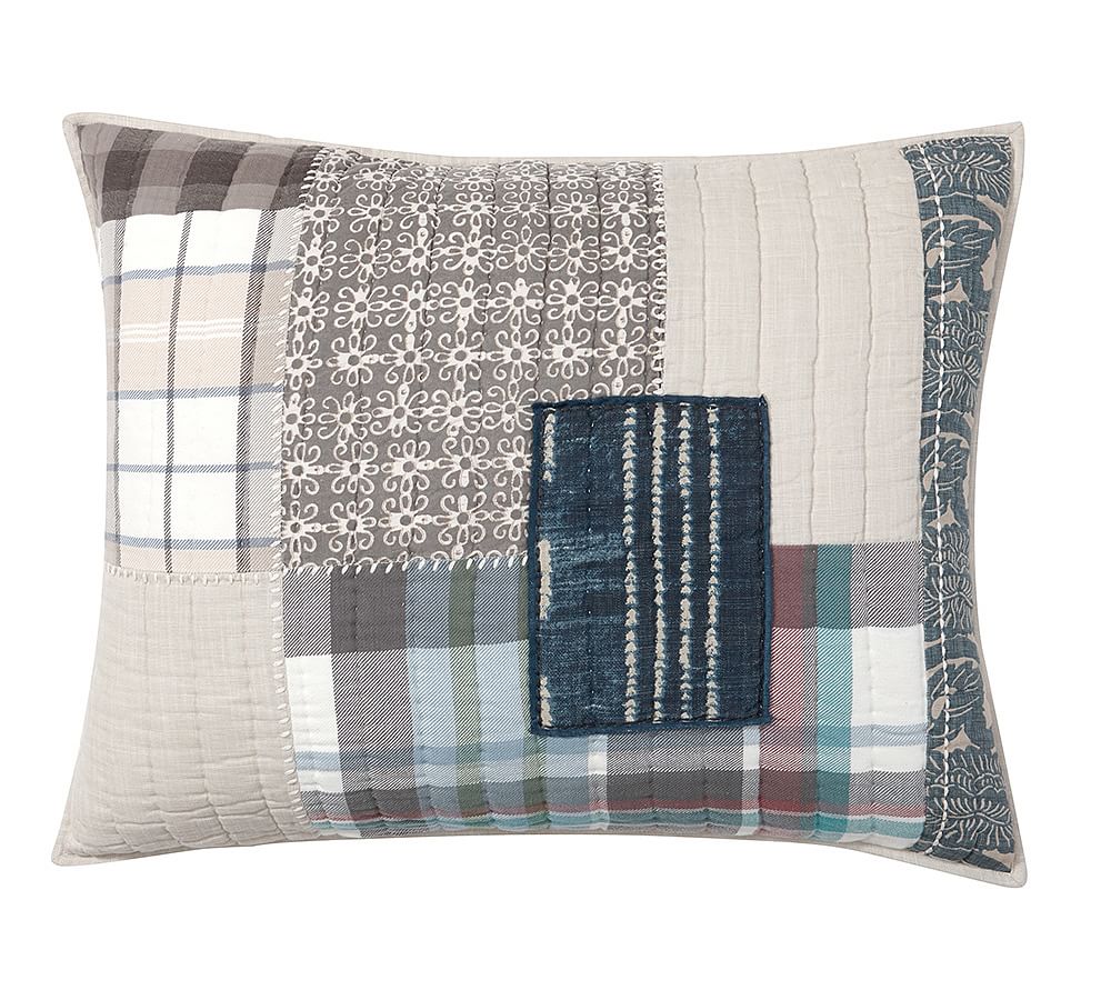 Malibu Patchwork Quilt & Sham | Pottery Barn