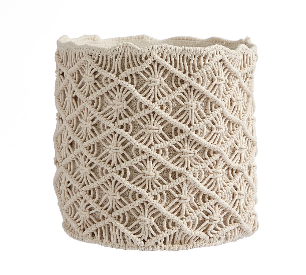 Macrame Storage Baskets | Pottery Barn