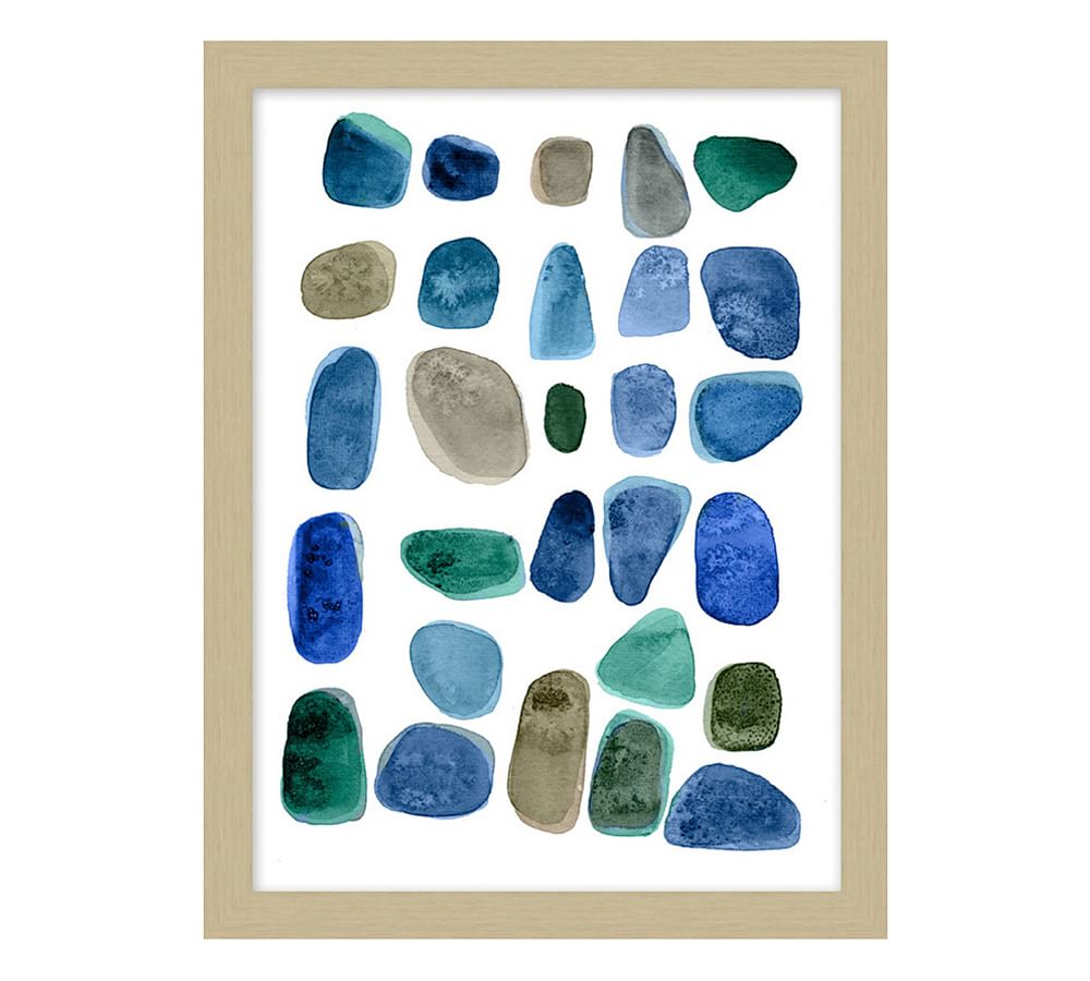 Ocean Pebbles Print | Pottery Barn