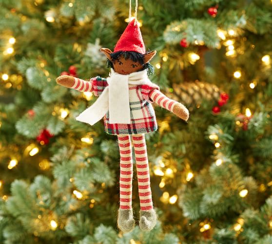 Jingle the Long Leg Elf Ornament | Pottery Barn