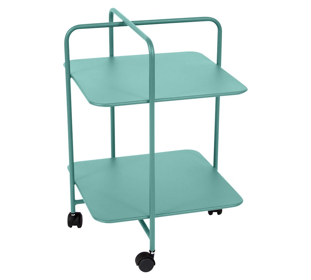 Fermob Alfred Rolling Outdoor Side Table | Pottery Barn